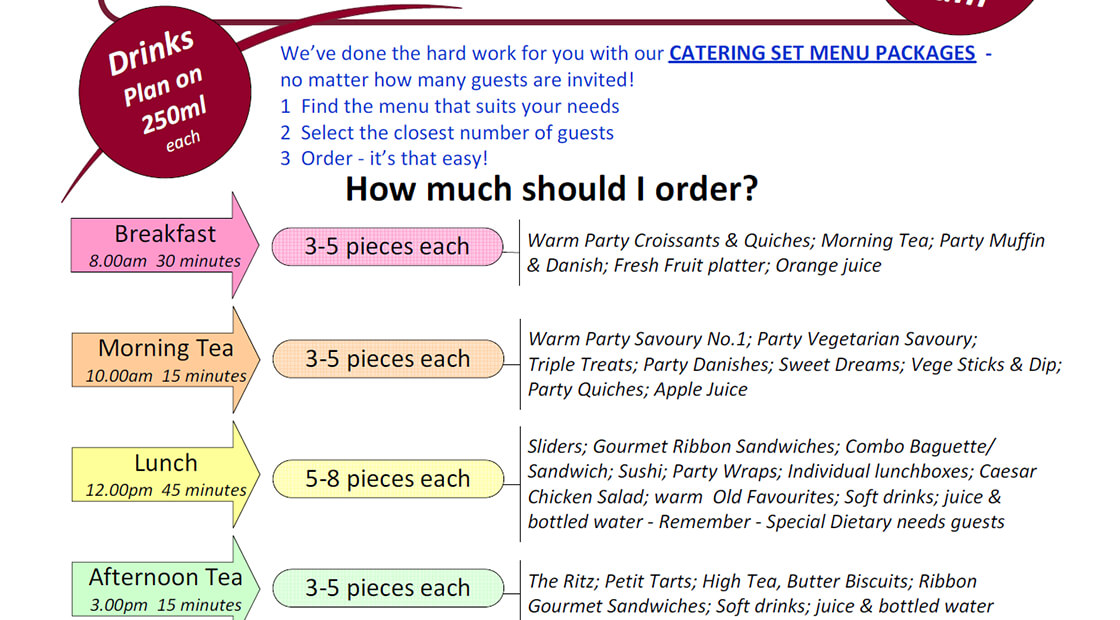 Catering Brochure - Miss Maud